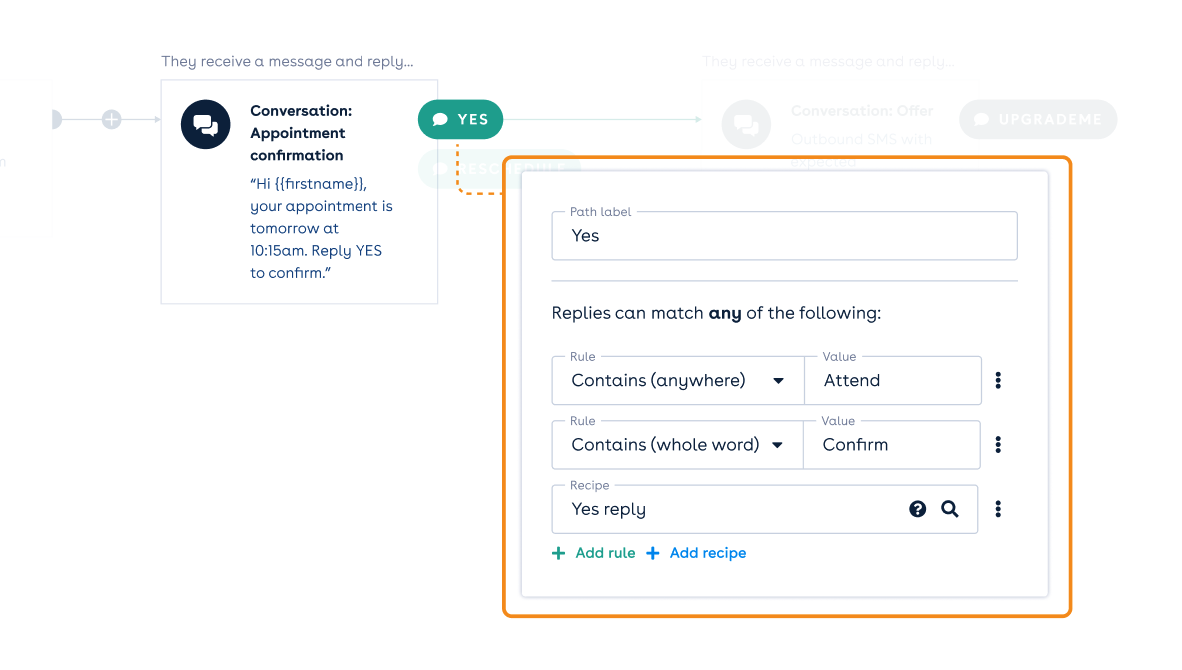 Best practices for creating two-way conversations with reply matching – Pendula for Enterprise